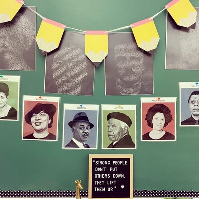 Toni Morrison Author Poster Literary Poster Writer Gift Teacher Gift ...