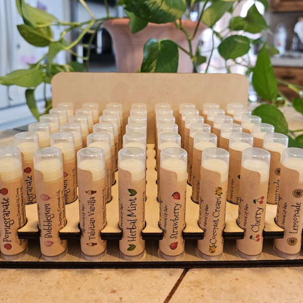 48pc Chapstick Display, Your Company Chapstick Holders Made Easy, Lip ...
