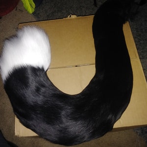 CUSTOM: Cat/feline Fursuit Tail with Curve - Etsy