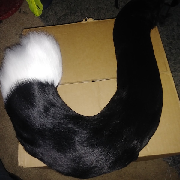 CUSTOM: Cat/feline Fursuit Tail -with Curve- - Etsy