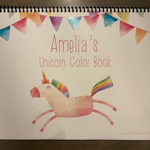 Personalized Kids Coloring Book Cute Halloween Coloring - Etsy