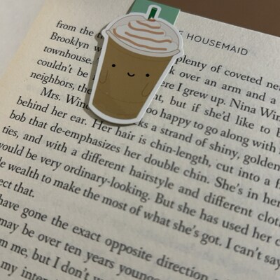 Coffee Set Magnetic Bookmarks mini 4 Pack - Etsy