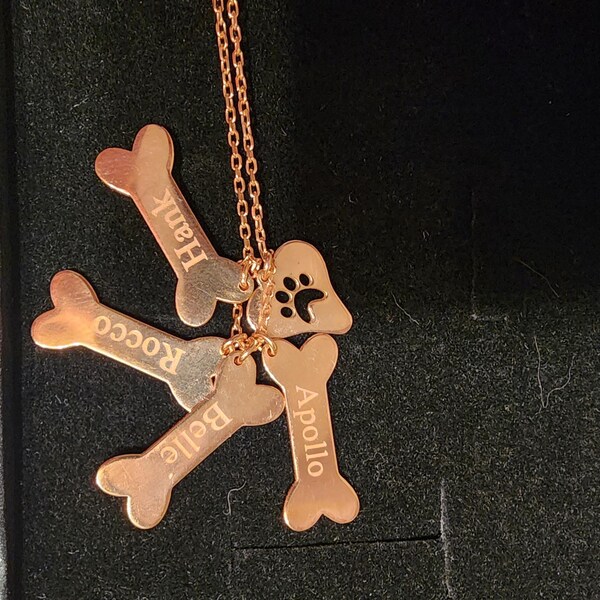 14K Solid Gold Frenchie Bulldog Necklace, Handmade Dog Memorial ...