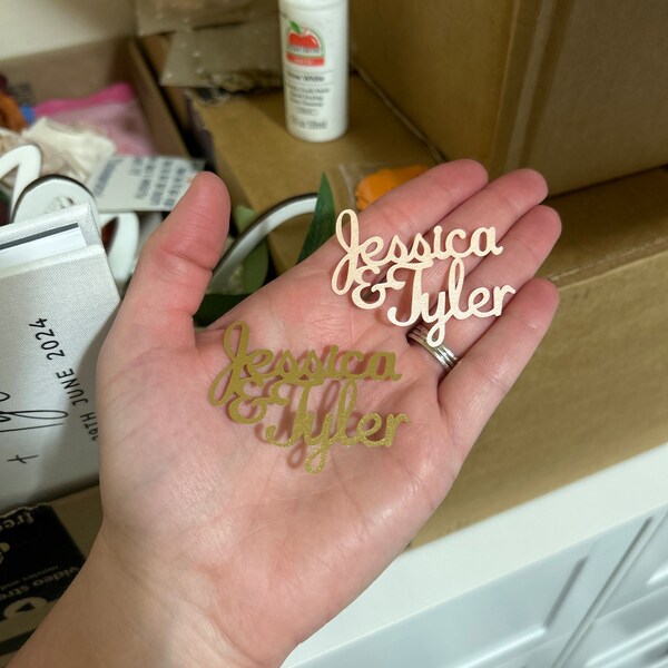 Custom Name Confetti, Engagement Party Confetti, Personalized Confetti ...