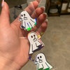 Rude Ghost Bookmarks Cute Bookmarks Spooky Acrylic Bookmark - Etsy