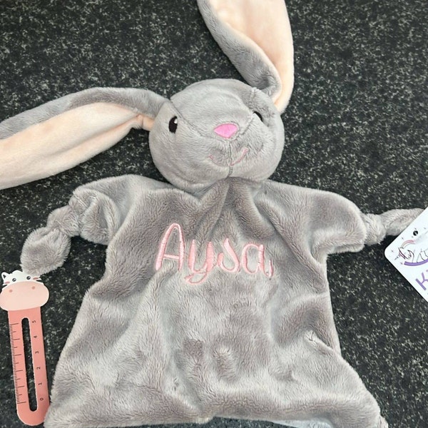 Personalised Bunny Plush Backpack , Custom Bunny Bag, Kids Backpack ...