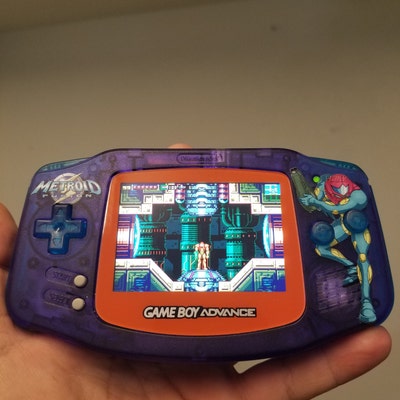 Metroid Fusion Custom Nintendo Gameboy Advance GBA - Etsy