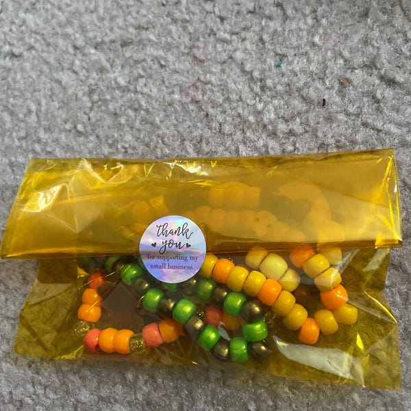 Bluey and Bingo Kandi Cuffs - Etsy