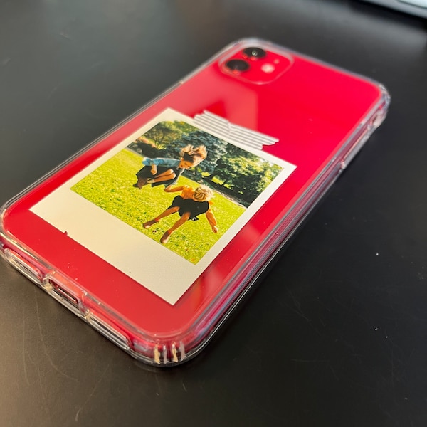 Simple Custom Picture Clear Phone Case | Cover for iPhone or Samsung ...