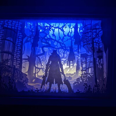 Fallout Light Box Gaming Room Decor Gaming Night Light - Etsy