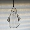 Halloween Ghost Stained Glass Suncatcher, Spooky Window Decor, Handmade ...