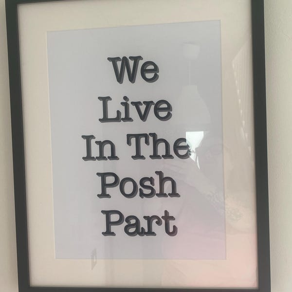 No Riff Raff Print, Bold Typography Funny Quote Print, Entryway Print ...