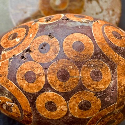 Large Dzi Ancient , Collectible Ancient Gems , Tibetan Dzi Bead ...