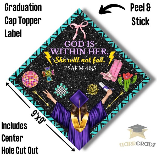 Graduation Cap Topper Label/criminal Justice Major/ Police Officer - Etsy