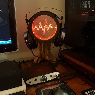 LED Headphone Stand, Holder, or Hanger With Color Changing Lights. A ...