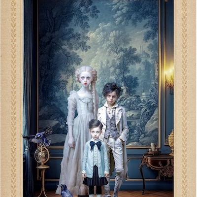 The Haunting Art Dolls // Digital Printable Paper Dolls // PNG Clip Art ...