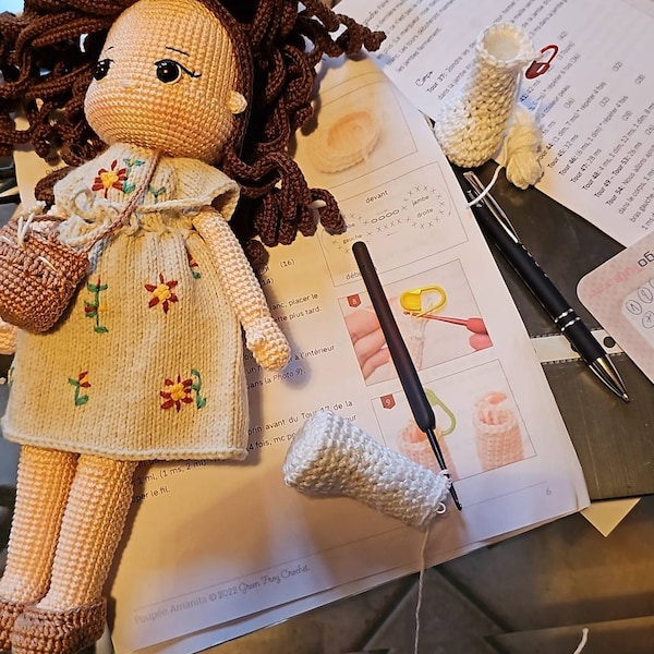 English Pattern, Crochet Pattern Bride Elina, PDF - Etsy