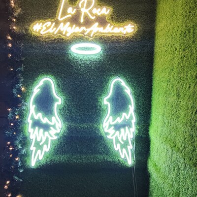 Angel Wings Neon Sign Customized Wall,custom Neon Sign, Neon Sign ...