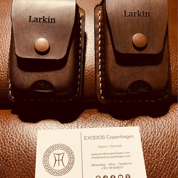 Insulin Pump Leather Belt Clip Case Pouch Holder Custom Sized and ...