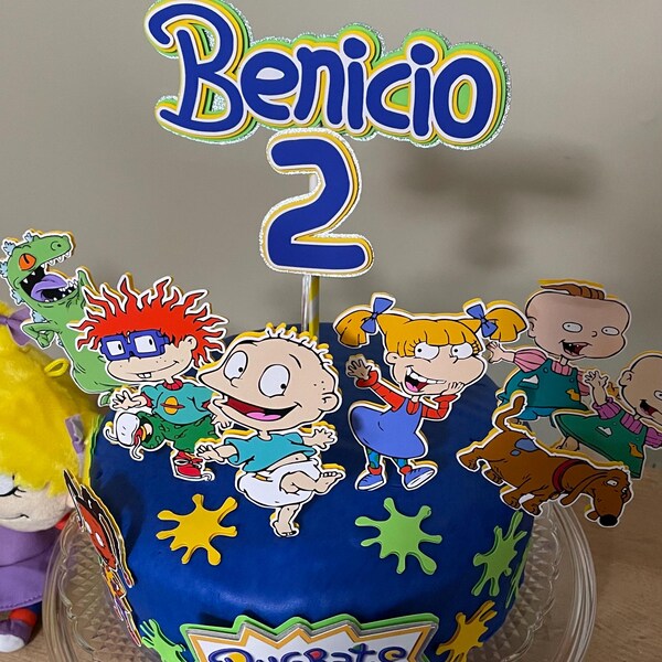 90s Cartoon Cake Topper Rugrats, Lizzie Mcguire, as Told by Ginger, Kim ...