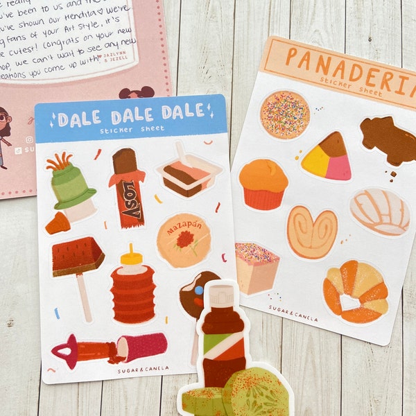 Mexican Candy Sticker Sheet - Latina - Mexican - Latina Stickers ...