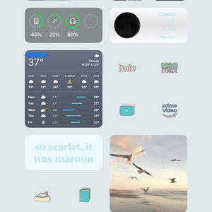 Colorful Ios 16 App Icon Pack With 50 Aesthetic Icons iPad and iPhone ...