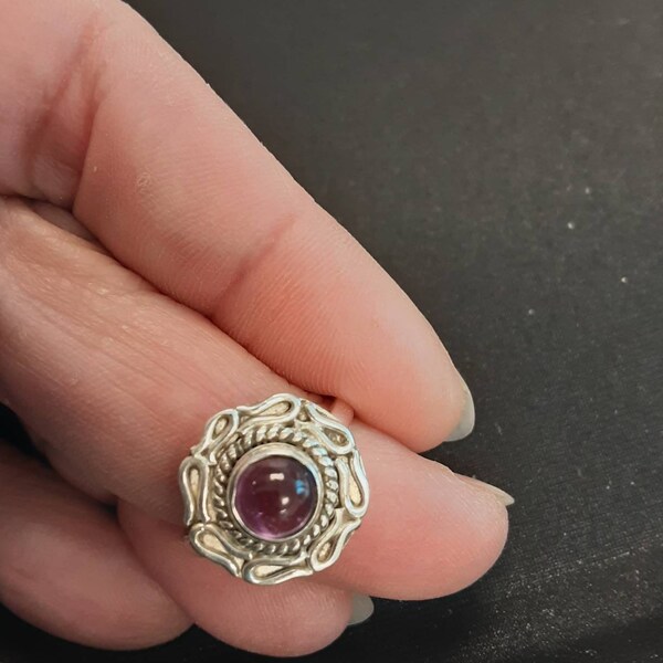 925 Solid Silver Heartbeat Ring, Silver Lifeline Pulse Ring, Minimalist ...