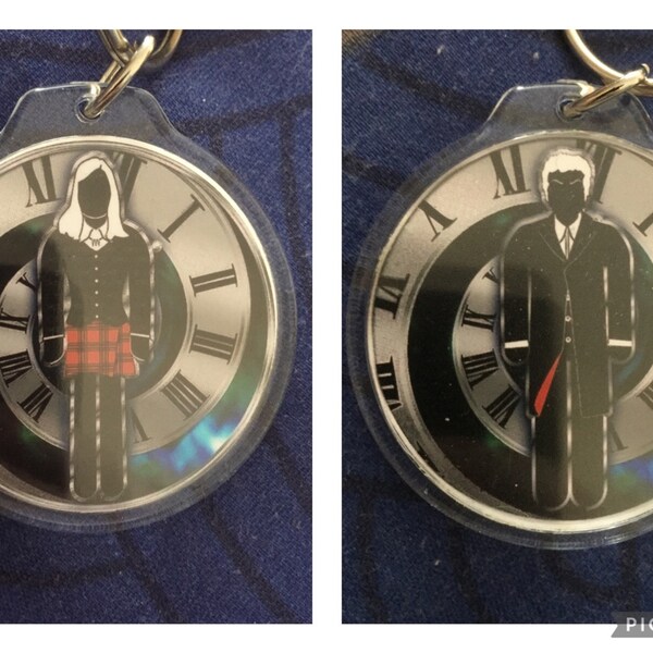 Doctor Who Inspired (peter Capaldi) Key Fob/bag Charm/key Ring - Etsy
