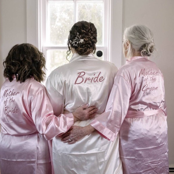 Plain Robe | Blank Satin Robe | Bride to Be Robe | Bridesmaid Robe ...