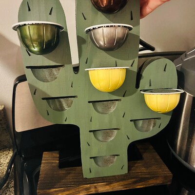 Nespresso Cactus Coffee Capsule / Pod Holder Handcrafted - Etsy