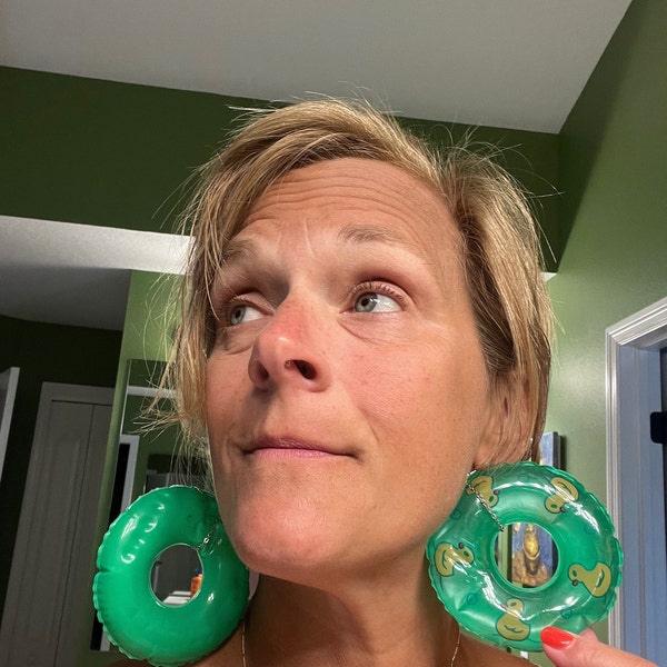 Rainbow Monkey Chain Earrings No More Monkeying Around Monkies in a ...