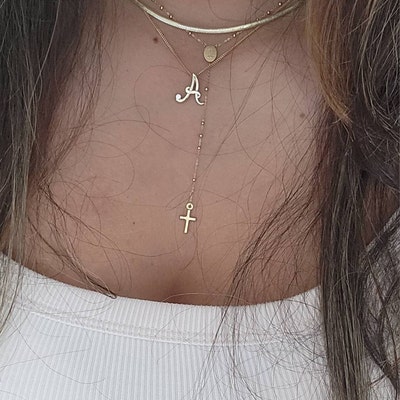 Infinity Symbol Name Necklace With Heart, 14k 18k Solid Gold Custom ...