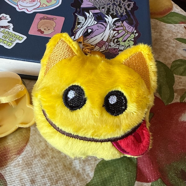 Plushie Cat AJ Emotes Keychain - Etsy