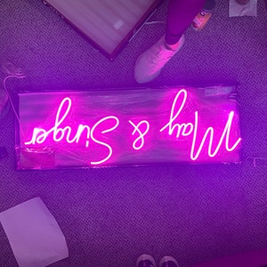 Custom Neon Sign Neon Sign Customized Gifts Wedding - Etsy