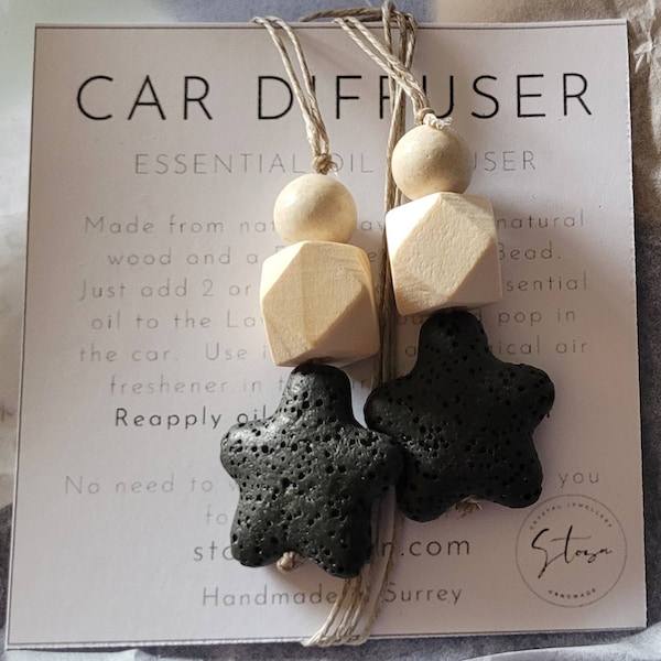 Car Oil Diffuser - Car Air Freshener - Aromatherapy Oil Diffuser - Lava ...