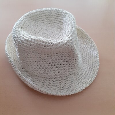 Fedora Hat Pattern, Crohet Hat Pattern, Fedora Hat Pattern Pdf, Fedora ...