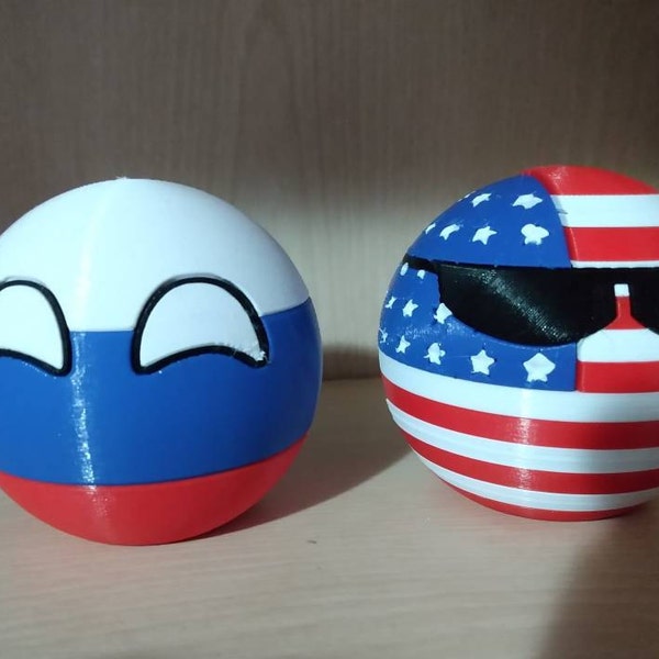 Countryballs 3D Printed Models/desk Art (india) - Etsy