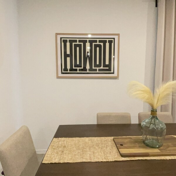 Howdy Typography Art Print Western Decor Southwestern Wall Art Modern Design Poster Southern