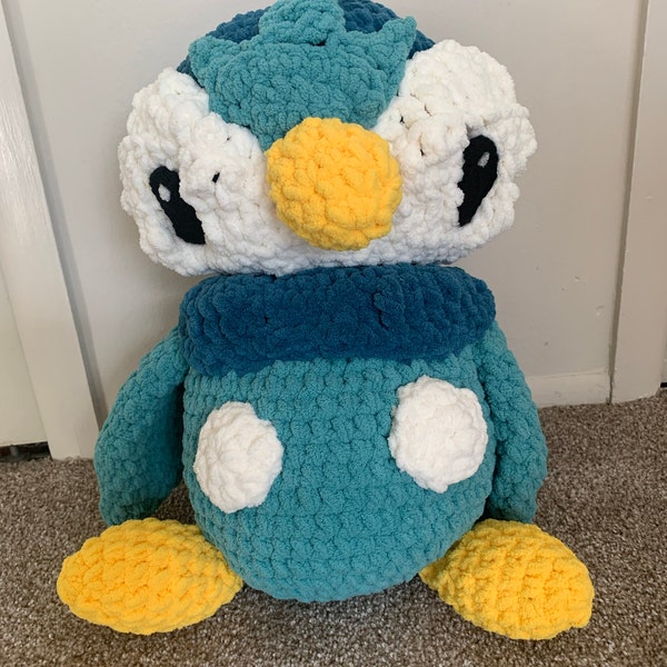Piplup Inspired Amigurumi Plush Pattern - Etsy