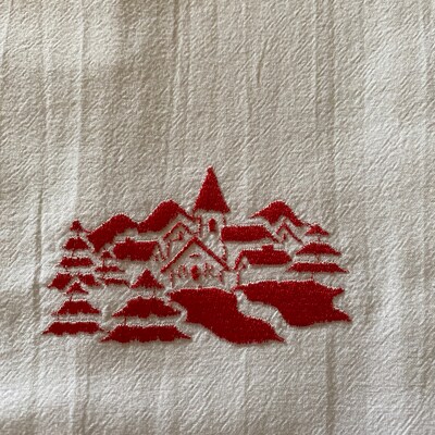 WINTER Scene Landscape Embroidery Machine Designs /hiver Paysage Pour ...