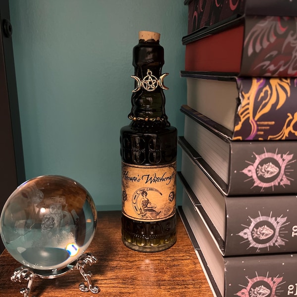 Hecate | Color Changing Potion Bottle | Greek Mythology Potion | Witch ...