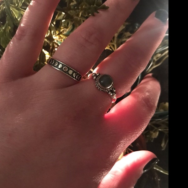 Kalo Ring (sterling Silver), Taro Ring, Leaf Ring, Plant Ring, Plant ...