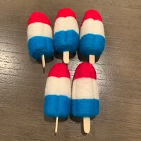 Felt Rocket Pops Felted Rocket Pops Felt Popsicles Felt Shapes - Etsy