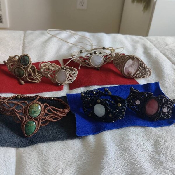 Abalone Shell Detailing Handmade Leather and Fabric Belt - Etsy