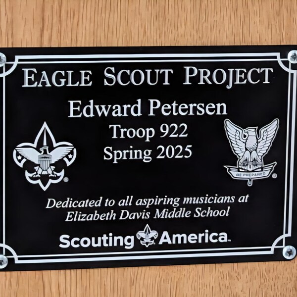 Eagle Scout Project Marker - Horizontal 8X10. Officially Licensed ...