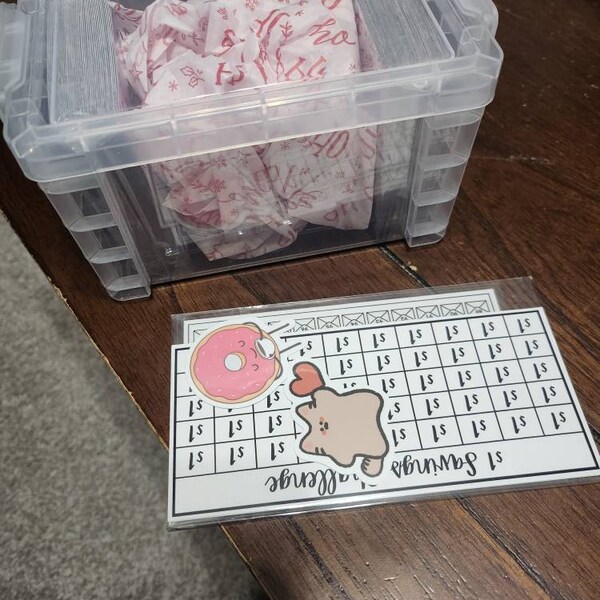 1-20 100 Envelope Savings Challenge | Mini Box Savings Challenge ...