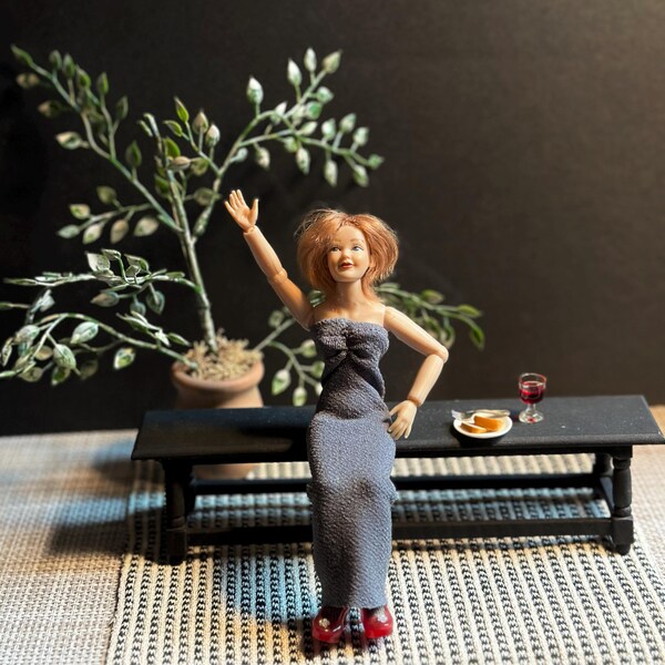 Tbleague PHICEN 1:12 Scale Doll Clothes ~ Peplum Top and Skirt ...