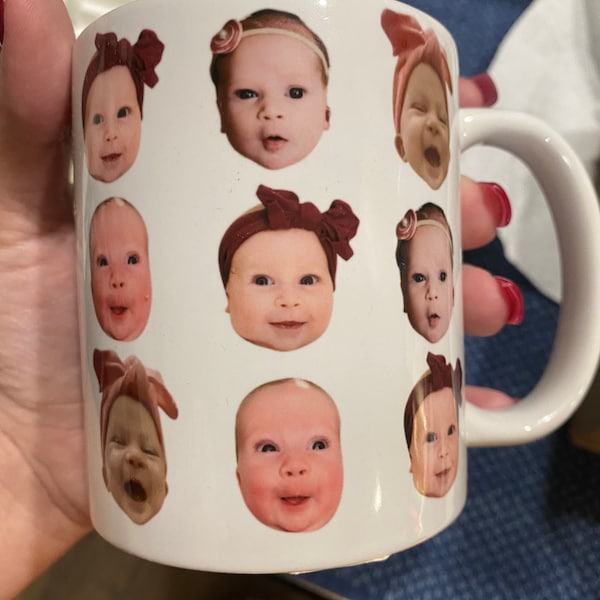 Faces Mug, Custom Face Mug, Funny Photo Mug, Custom Mug, Personalized ...
