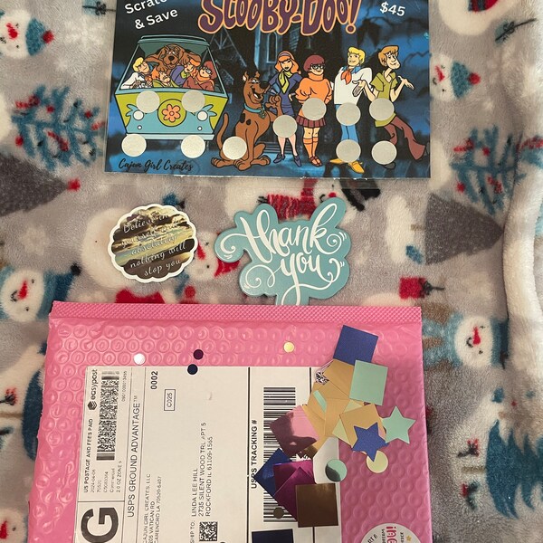 Scooby Doo Mini Scratch and Save Challenge - Etsy
