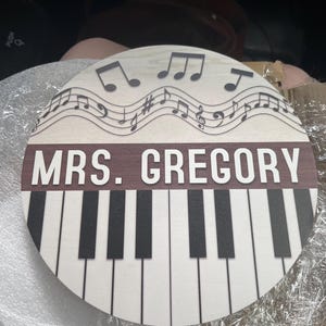 Music Teacher Door Sign, Personalized Door Sign Music, Music Education ...